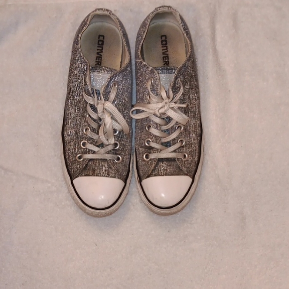 Converse | Shoes | Converse Gray Textured Sneakers | Poshmark
